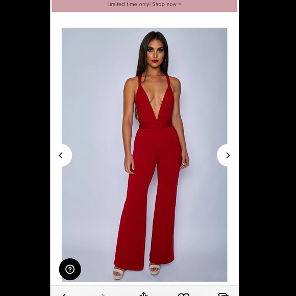 Babyboo Fashion | Pants & Jumpsuits | Sexy Red Jumpsuit | Poshmark